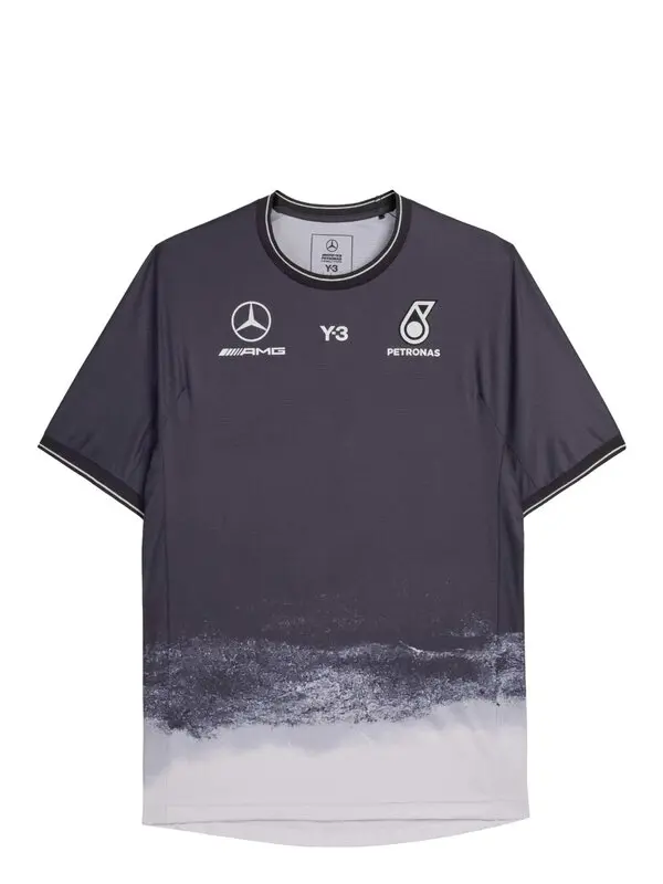 A BATHING APE Y-3 Mercedes-amg Petronas Motorsport Short Sleeve Shirt - Black