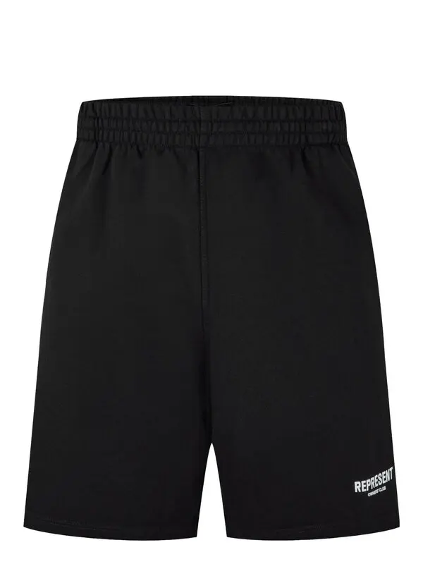 REPRESENT Logo Shorts - Black