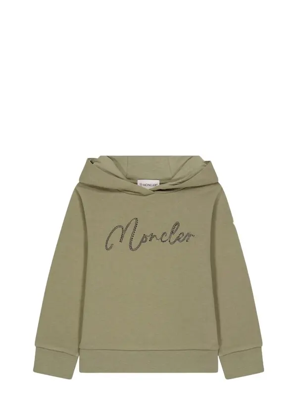 Moncler Logo Hoodie - Gray