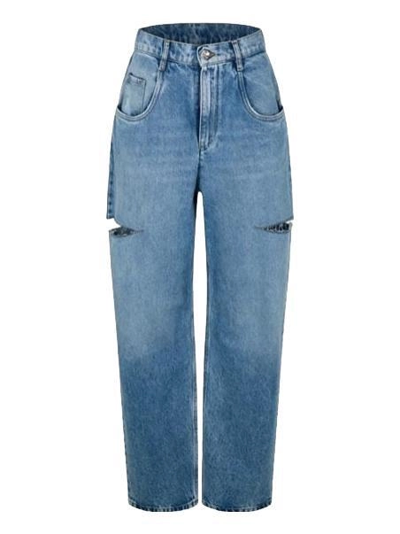 MAISON MARGIELA Slash Detail Denim Jeans - Blue