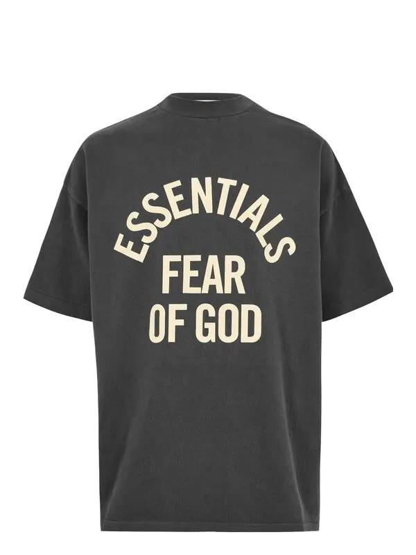 Fear Of God Crew Neck Short-sleeved T-shirt - Black
