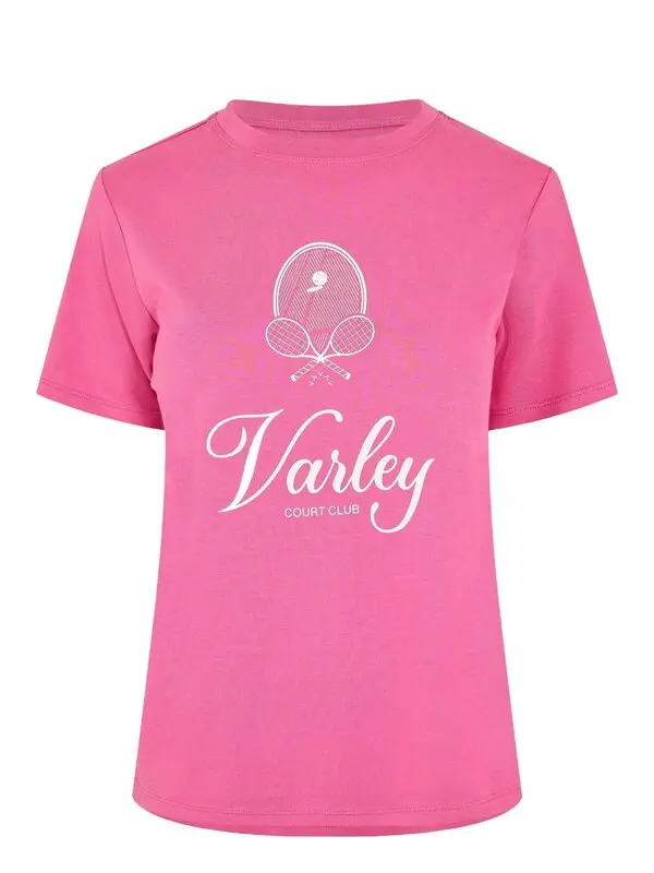 Varley Coventry Printed T-shirt - Ibis Rose