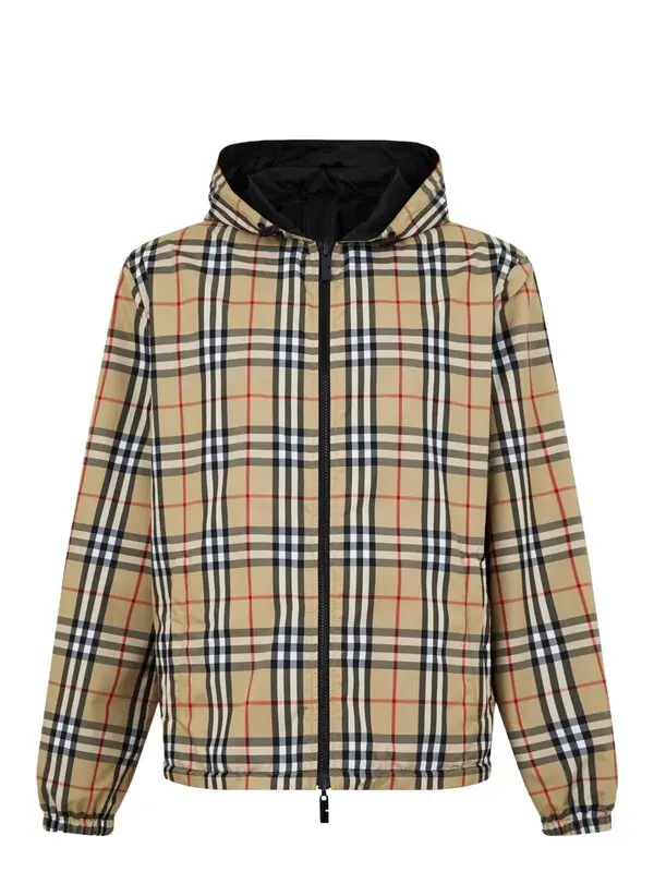 Burberry Reversible Hooded Jacket - Multicolor