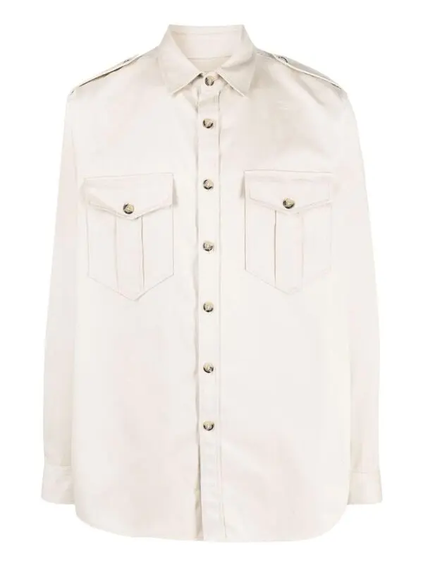Isabel Marant Étoile Button-up Overshirt - White