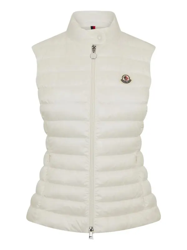 Moncler Sleeveless Down Jacket - White