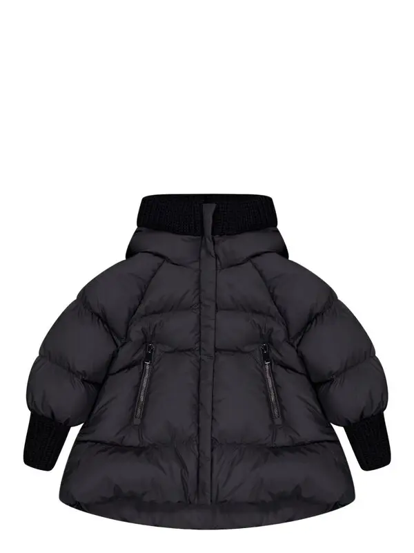 Moncler Ronda Quilted Down Jacket With Hood - Black