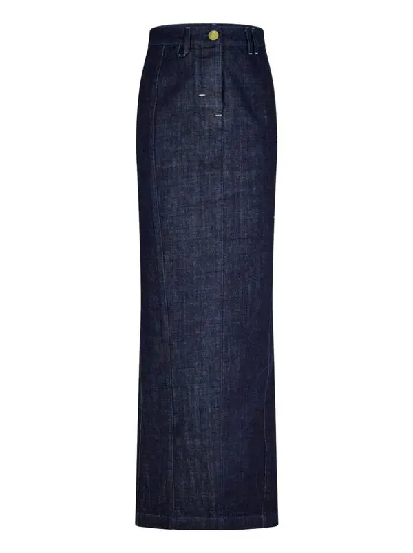 Jacquemus Belted Maxi Skirt - Black