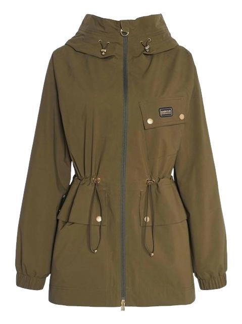 Barbour Waterproof Hooded Jacket - Green