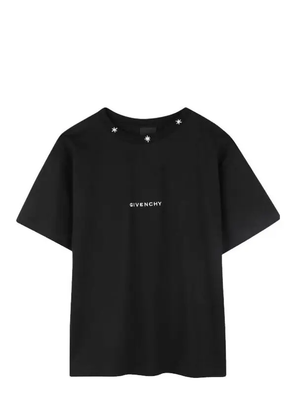 Givenchy Logo Crew Neck T-shirt - Black