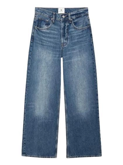 ANINE BING Wide Leg Jeans - Blue