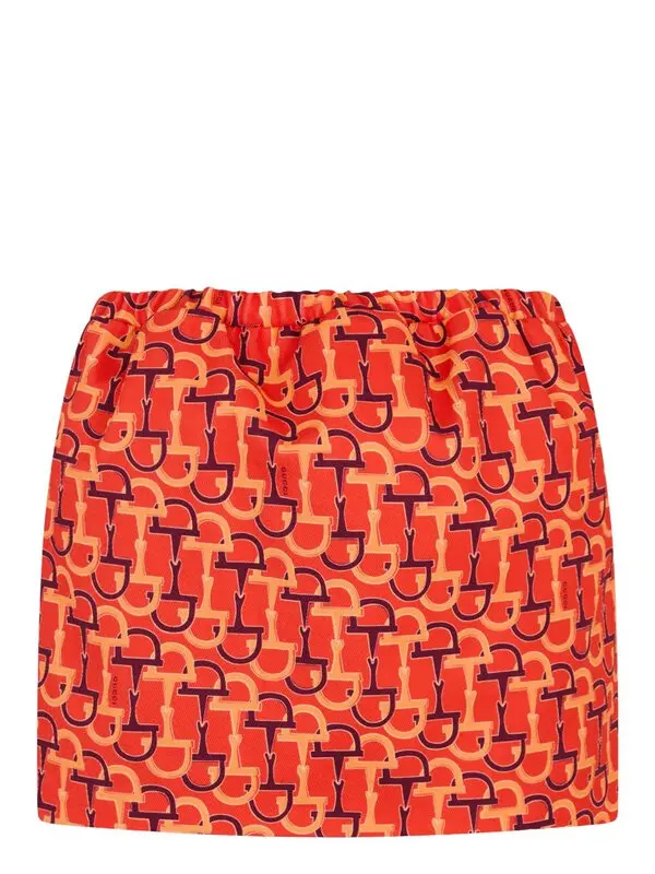Gucci Horsebit Mini Skirt - Red