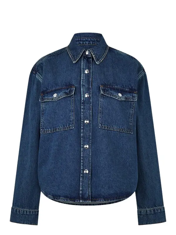 ANINE BING Paxton Shirt - Blue