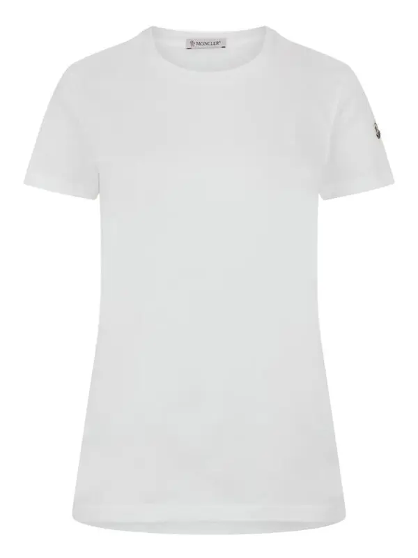 Moncler Logo Short-sleeve T-shirt - White