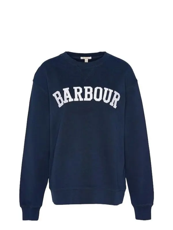 Barbour Northumberland Crewneck Sweatshirt - Navy/cloud
