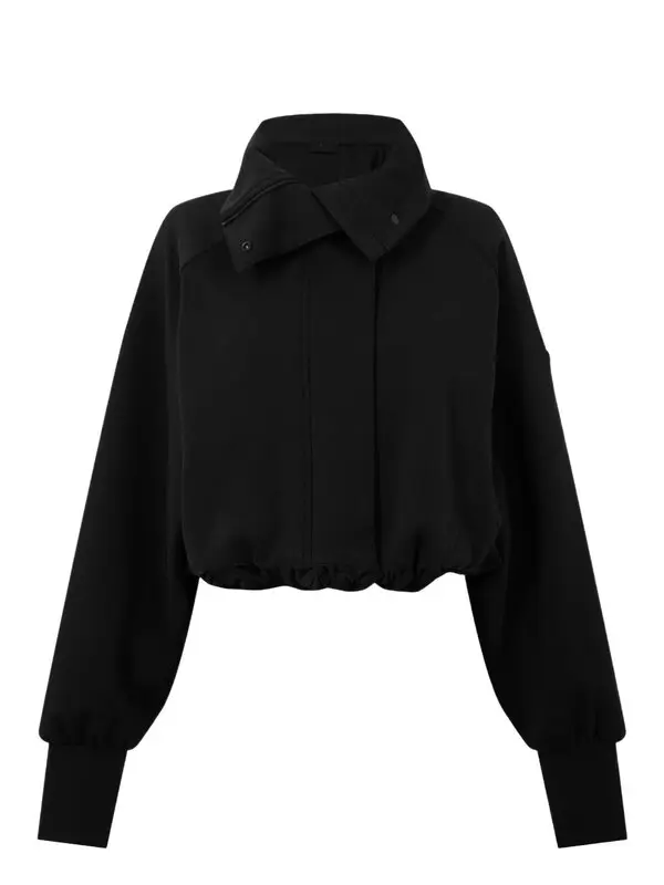 Moncler Zip-up Casual Jacket - Black
