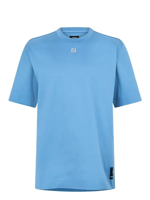 Fendi Metal Ff Tee - Blue