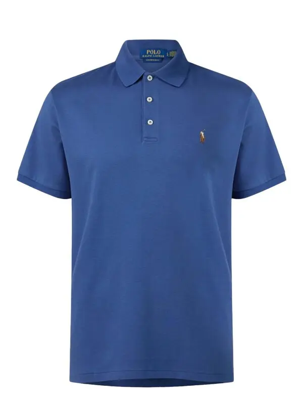 Polo Ralph Lauren Logo Short-sleeved Polo Shirt - Blue