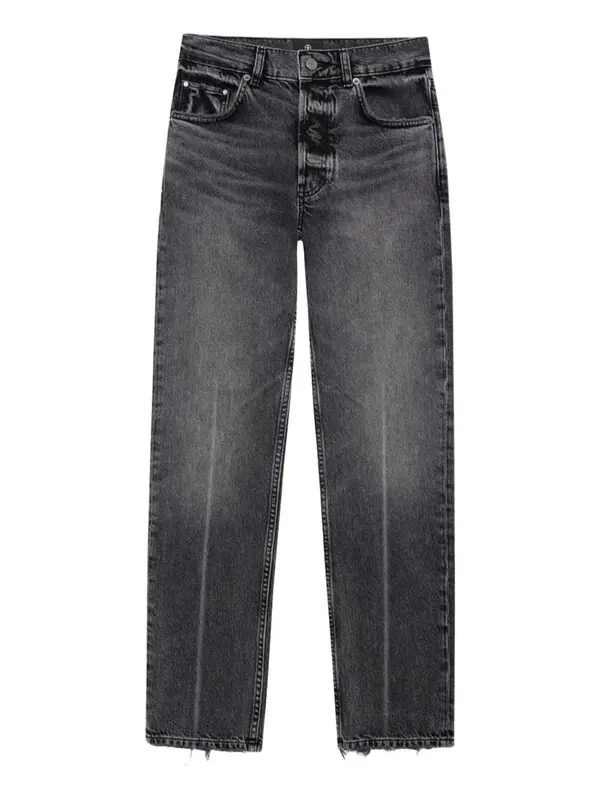 ANINE BING Belt Loop Jeans - Grey