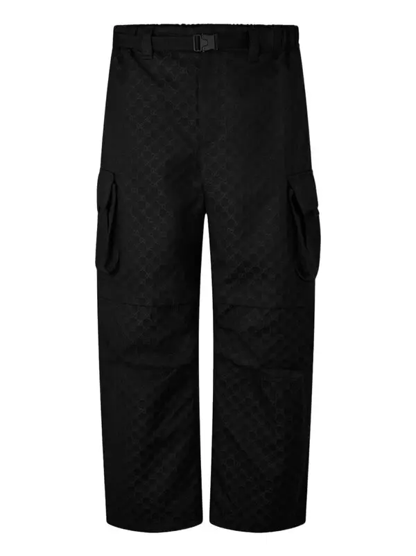 Gucci Logo Cargo Pants - Black