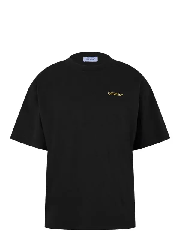 Off-White Tape Logo T-shirt - Black