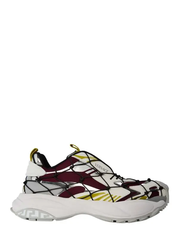 Versace Net" Sneakers - Gray