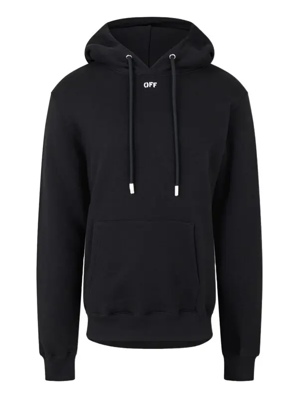 Off-White Arrow Print Logo Hoodie - Black