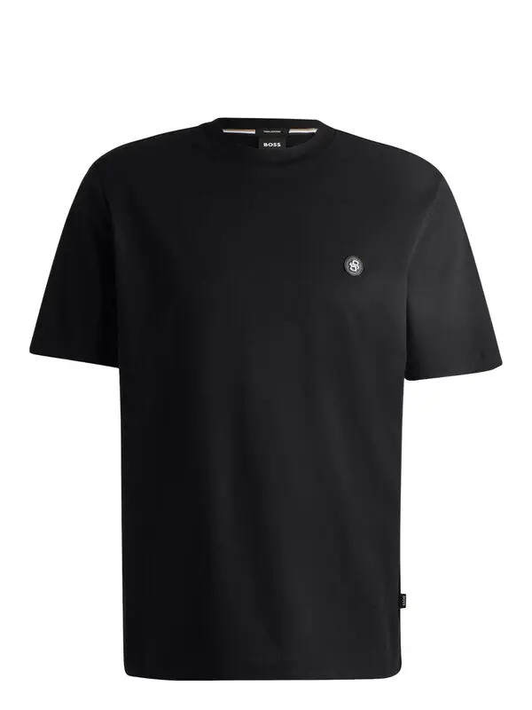 Hugo Boss Logo Crew-neck T-shirt - Black