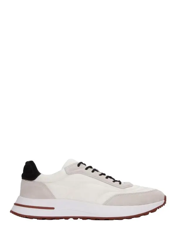 Loro Piana Week End Walk Logo-lace-up Casual Sneakers - White
