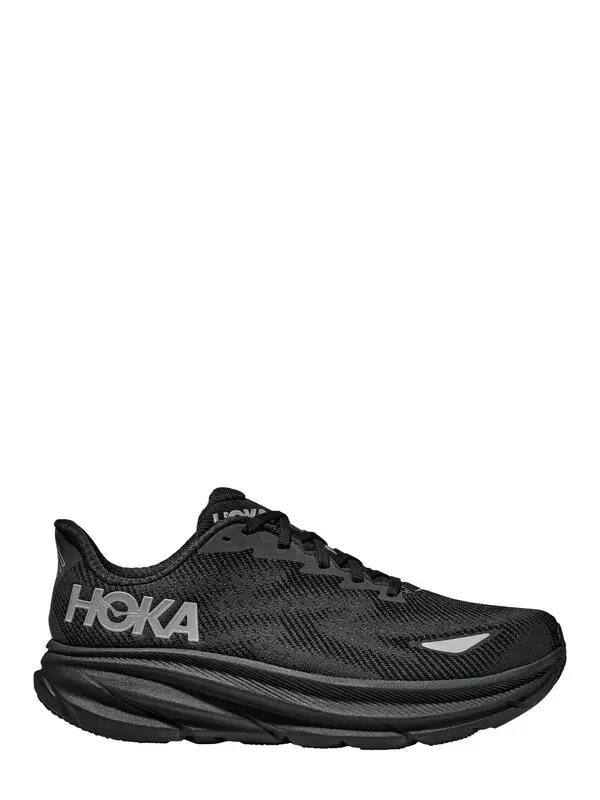 Hoka One One Thick-soled Running Sneakers - Black