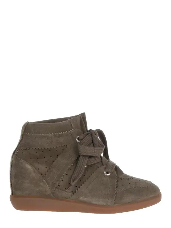 Isabel Marant Étoile Bobby Wedge Sneakers - Brown