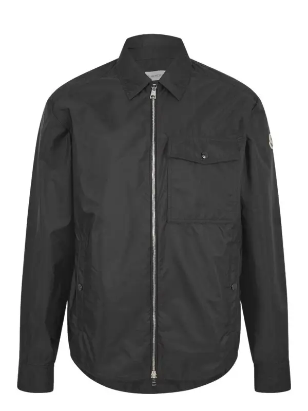 Moncler Long Sleeve Shirt Style Casual Jacket - Black