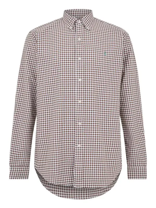 Polo Ralph Lauren Check Long Sleeve Shirt - Gray