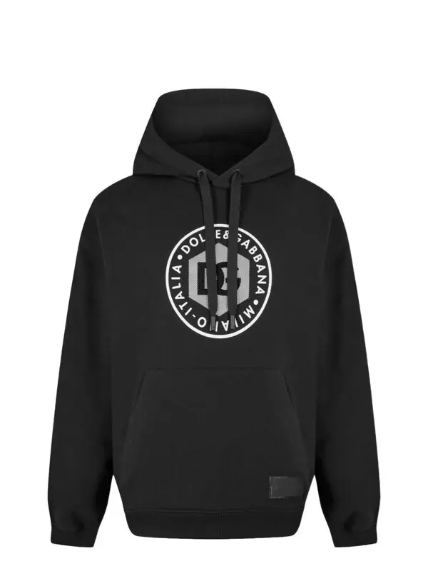 Dolce & Gabbana Coin Logo Hoodie - Black