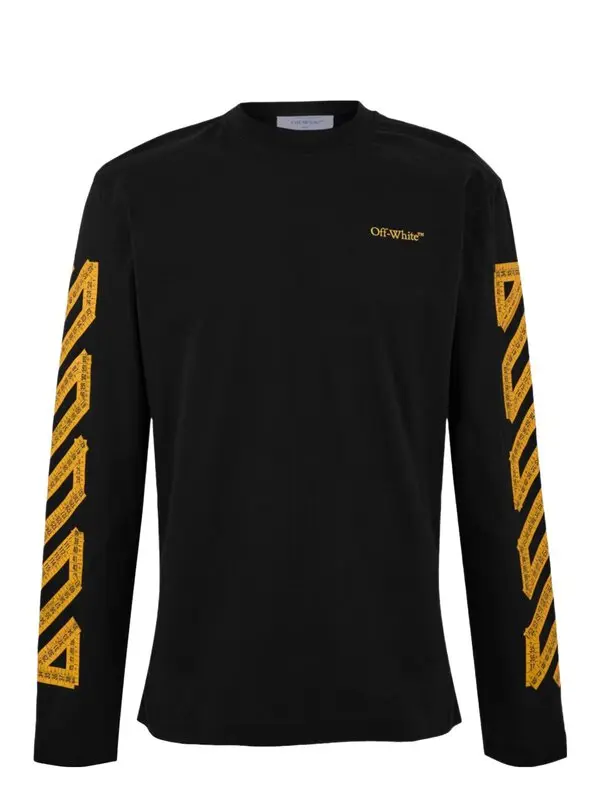 Off-White Long-sleeved T-shirt - Black