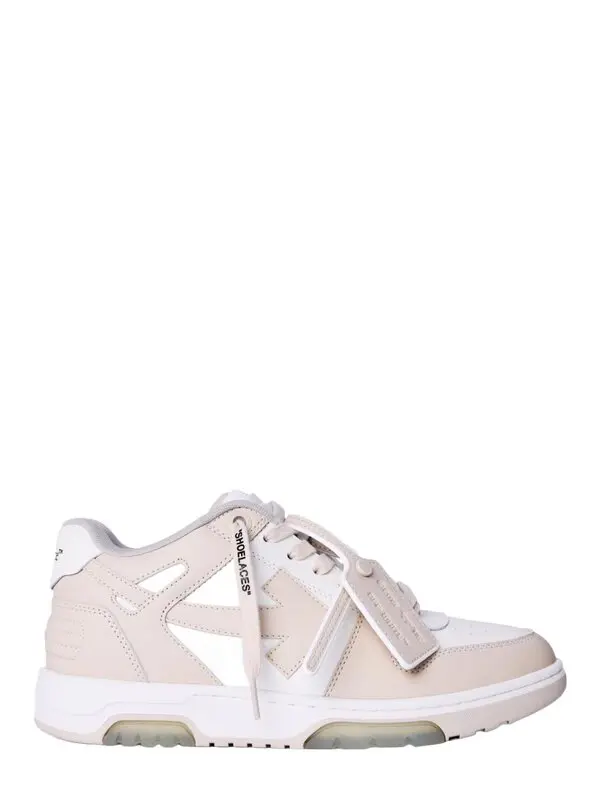 Off-White Low-top Casual Lace-up Sneakers - Pink