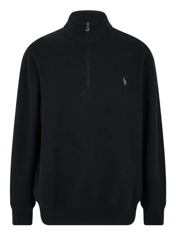 Polo Ralph Lauren Quarter Zip Sweater - Black