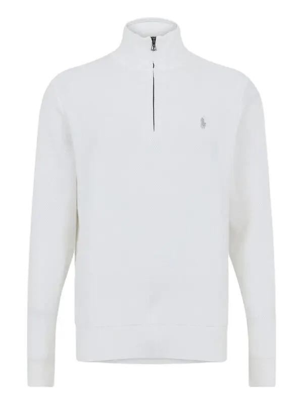 Polo Ralph Lauren Quarter-zip Jumper - White