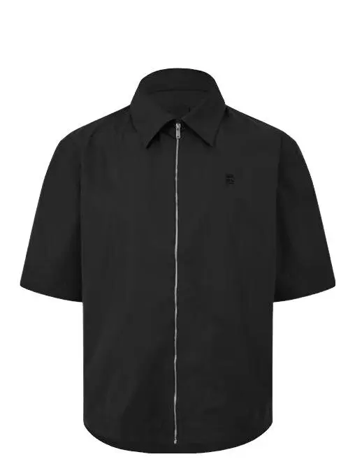 Givenchy Short Sleeved Zip Shirt - Black