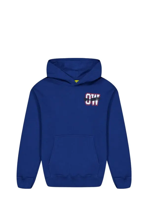 Off-White Logo Hoodie - Blue