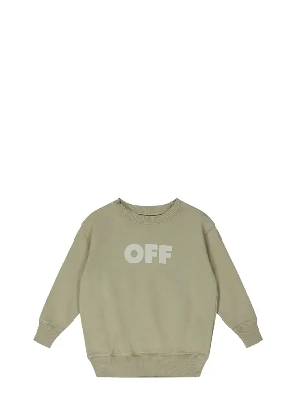 Off-White Logo Crewneck Sweatshirt - Nude