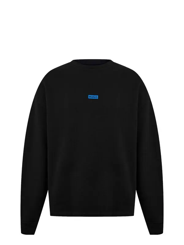 Hugo Boss Crew Neck Long Sleeve Sweatshirt - Black