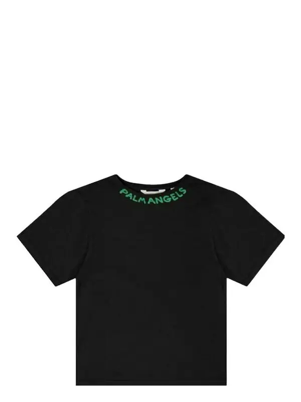 Palm Angels Crew Neck T-shirt - Black