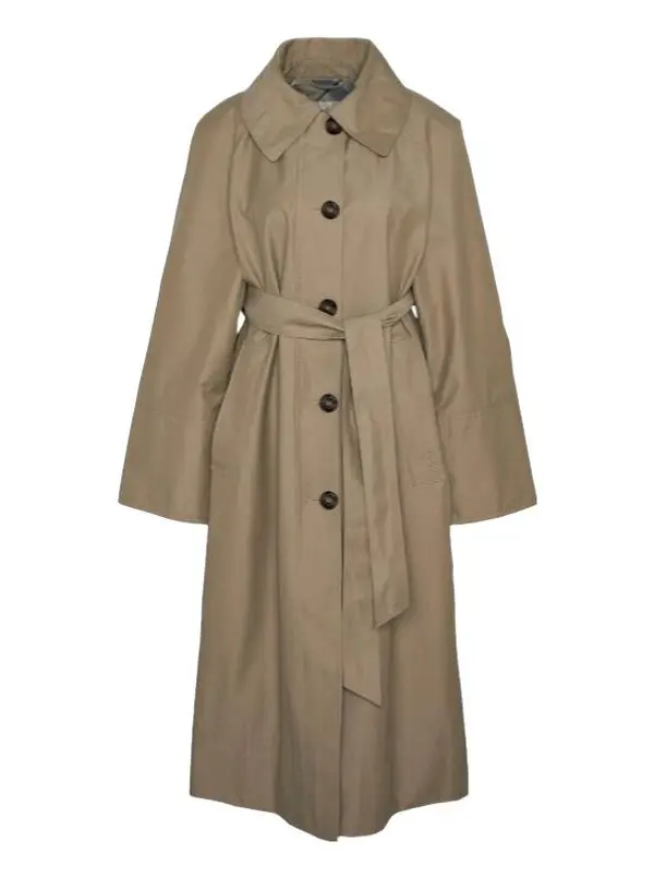 Barbour Beatrix Showerproof Trench Coat - Brown