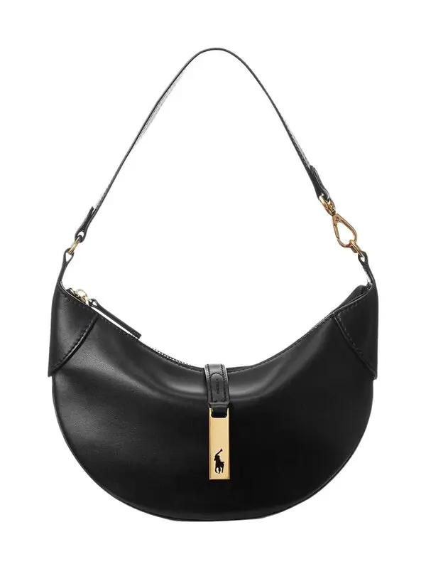 Polo Ralph Lauren Zipper Mini Shoulder Bag - Black