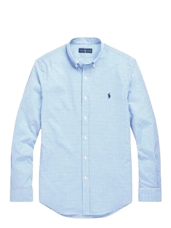 Polo Ralph Lauren Pony Embroidered Buttoned Shirt - Blue
