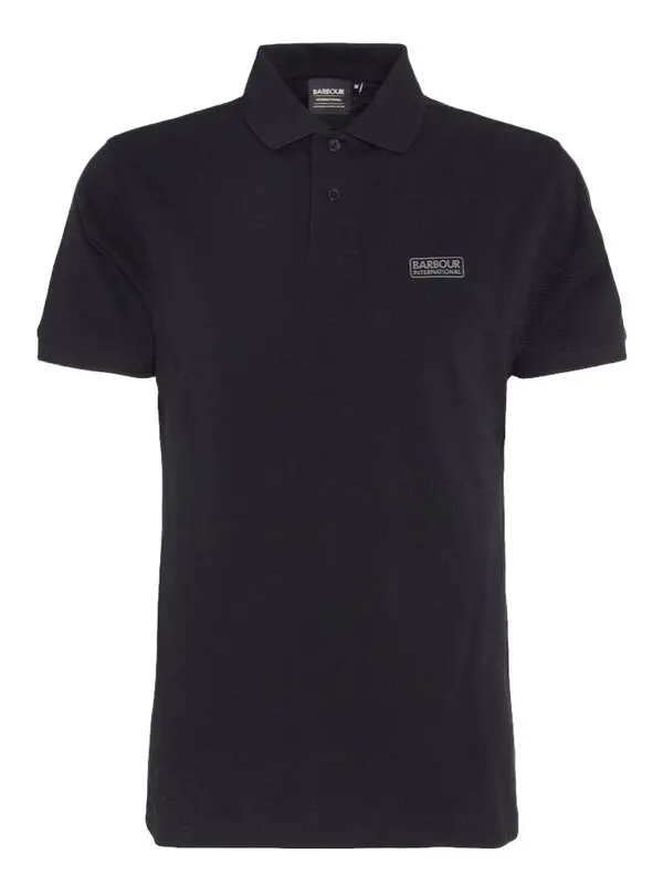 Barbour Short-sleeved Polo Shirt - Black