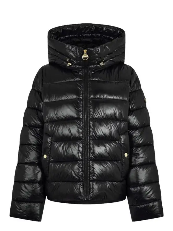 Barbour Quilted Hooded Jacket - Black