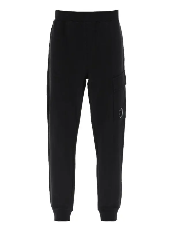 C.P. COMPANY Lens-detail Track Pants - Black