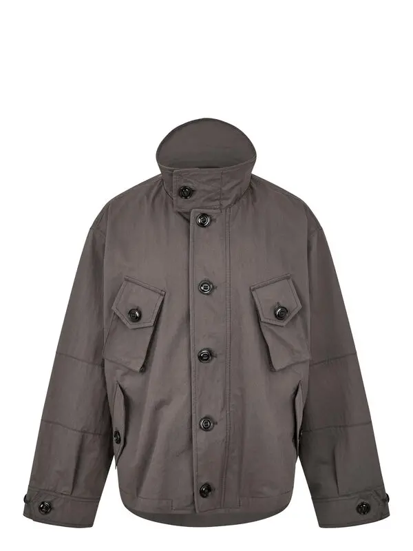 Our Legacy Stand Collar Casual Jacket - Black