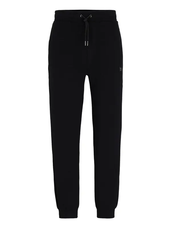 Hugo Boss Minimalist Solid Color Sports Pants - Black
